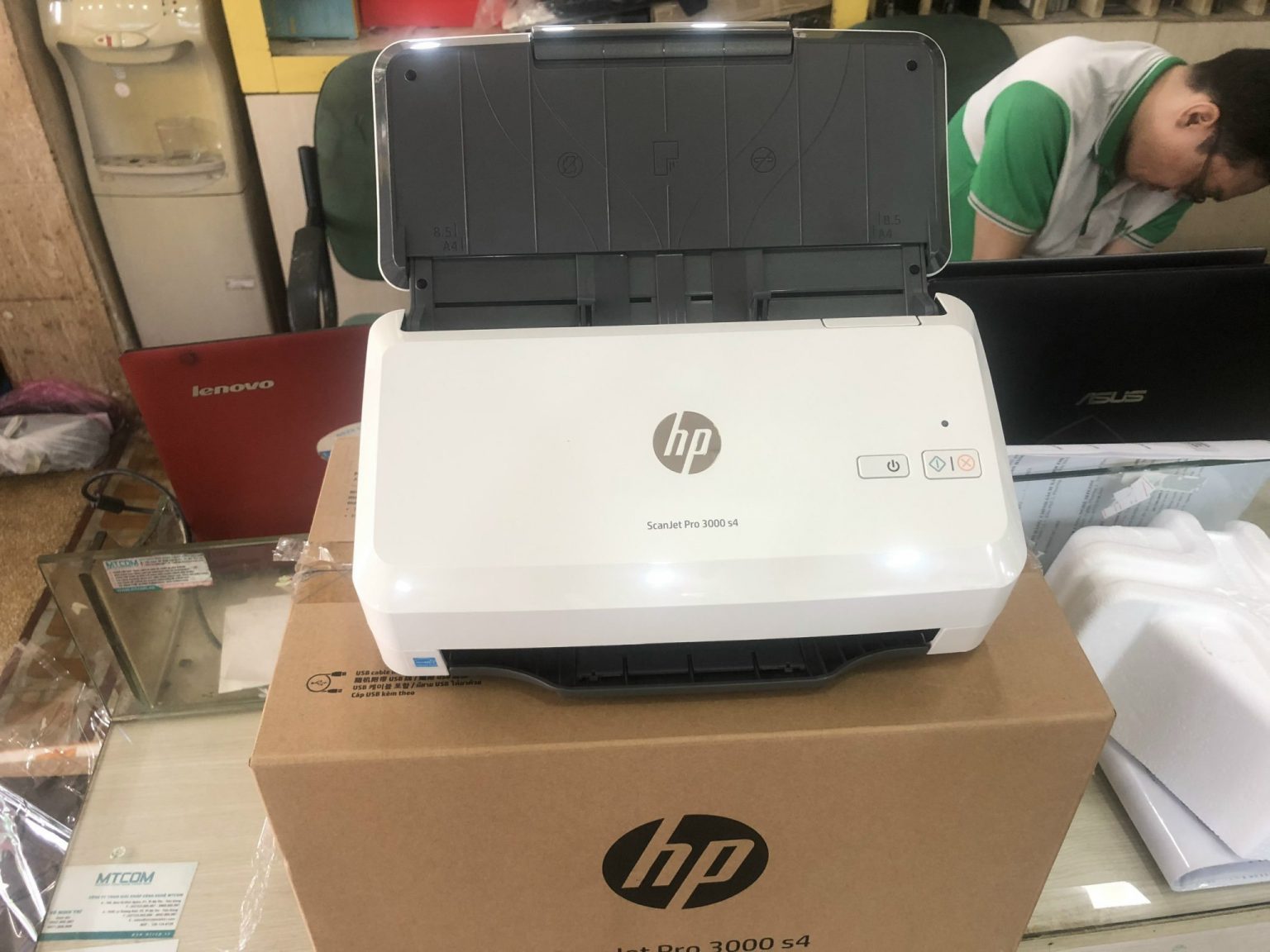 Máy scan dạng nạp giấy HP ScanJet Pro 3000 s4 (6FW07A) - Vi tinh My Tho - Laptop Mỹ Tho - MTCom